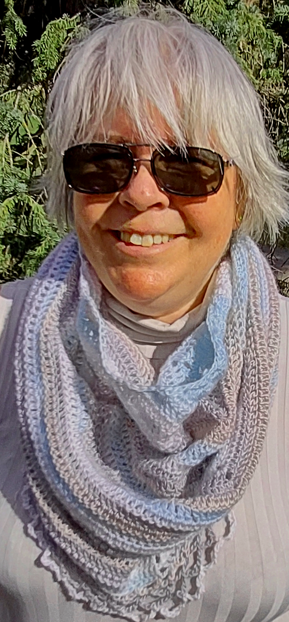 My First Triangle Shawl - Cuddle Bear Crochet My First Triangle Shawl - Cuddle Bear Crochet